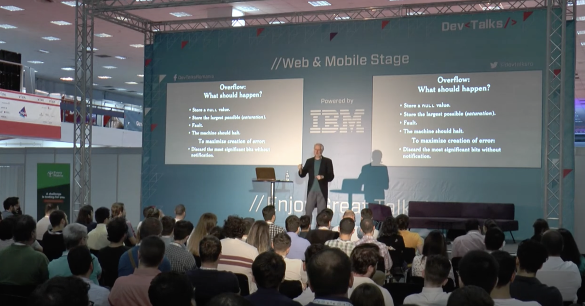 Throwback to DevTalks Romania @Douglas Crockford - Numbers - DevTalks ...